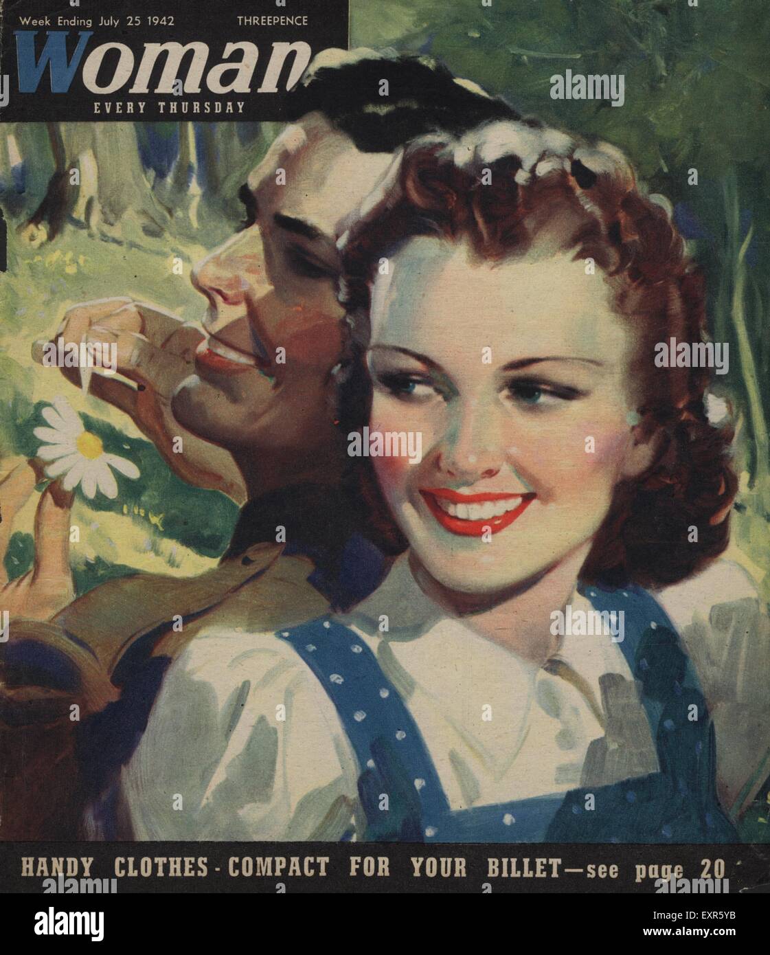 1940s UK Woman Magazine Cover Stock Photo - Alamy
