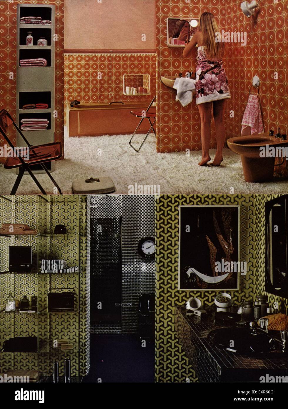 1970s UK Bathrooms Magazine Advert Stock Photo - Alamy