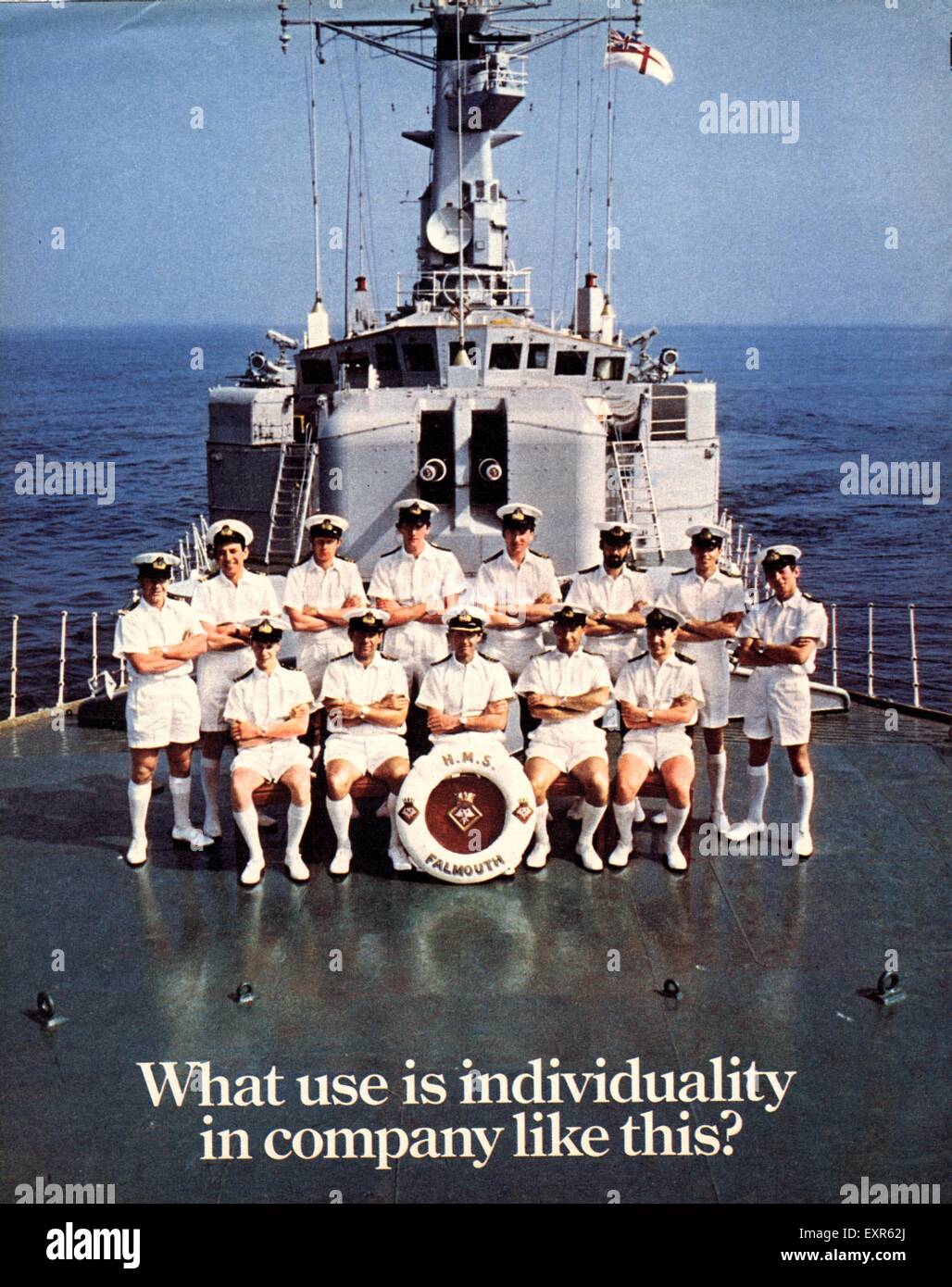 1970s UK Navy Recruitment Magazine Advert Stock Photo - Alamy