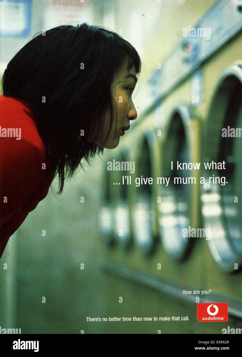 2000s UK Vodafone Magazine Advert Stock Photo - Alamy