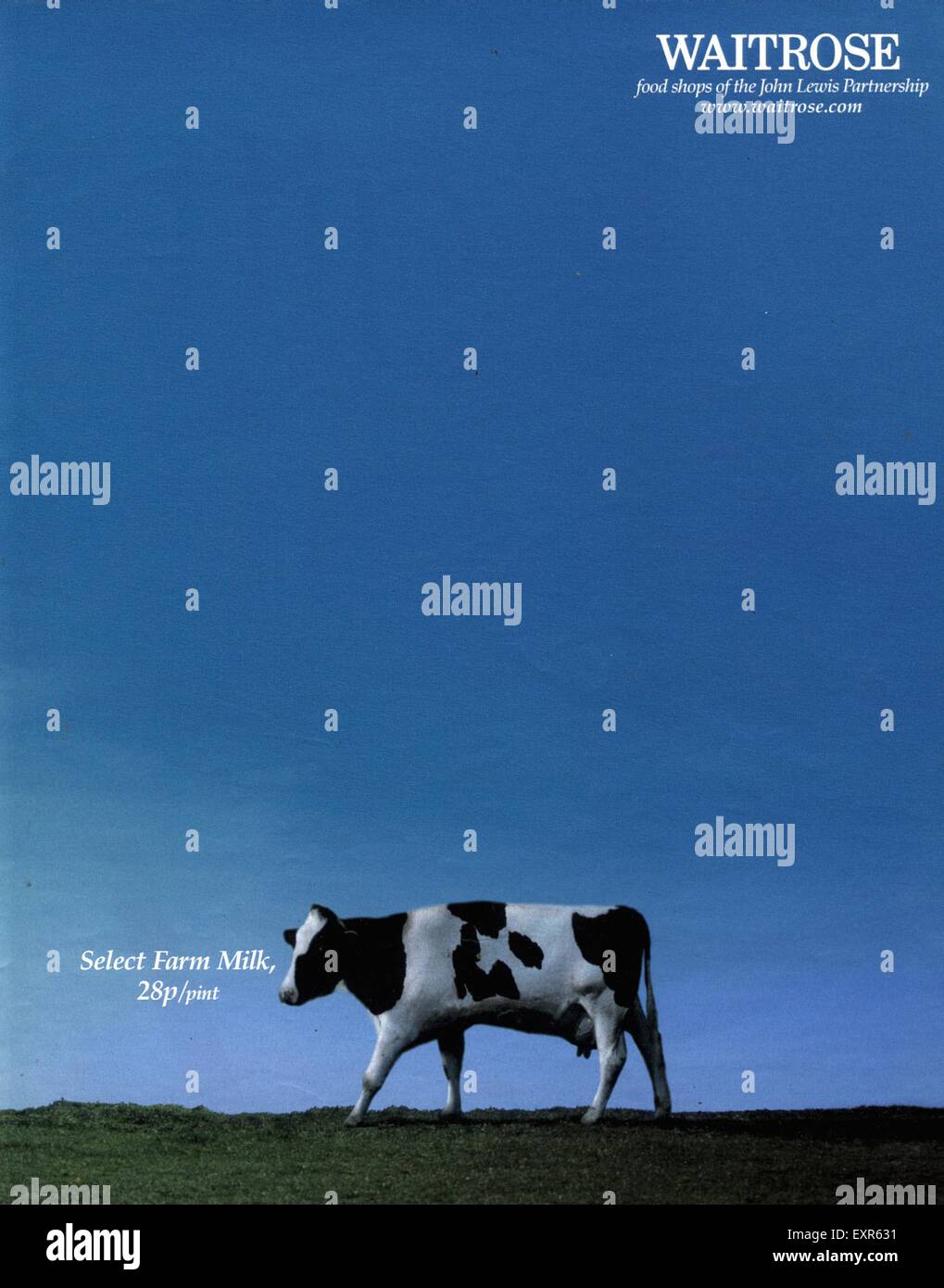 2000s UK Waitrose Magazine Advert Stock Photo - Alamy