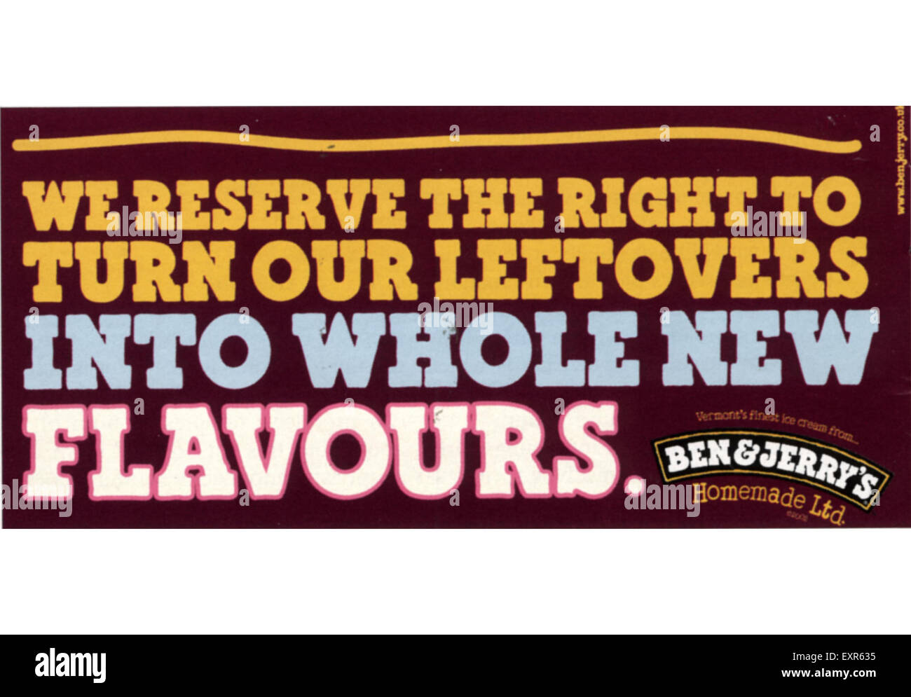 Ben and jerrys advert hi-res stock photography and images - Alamy
