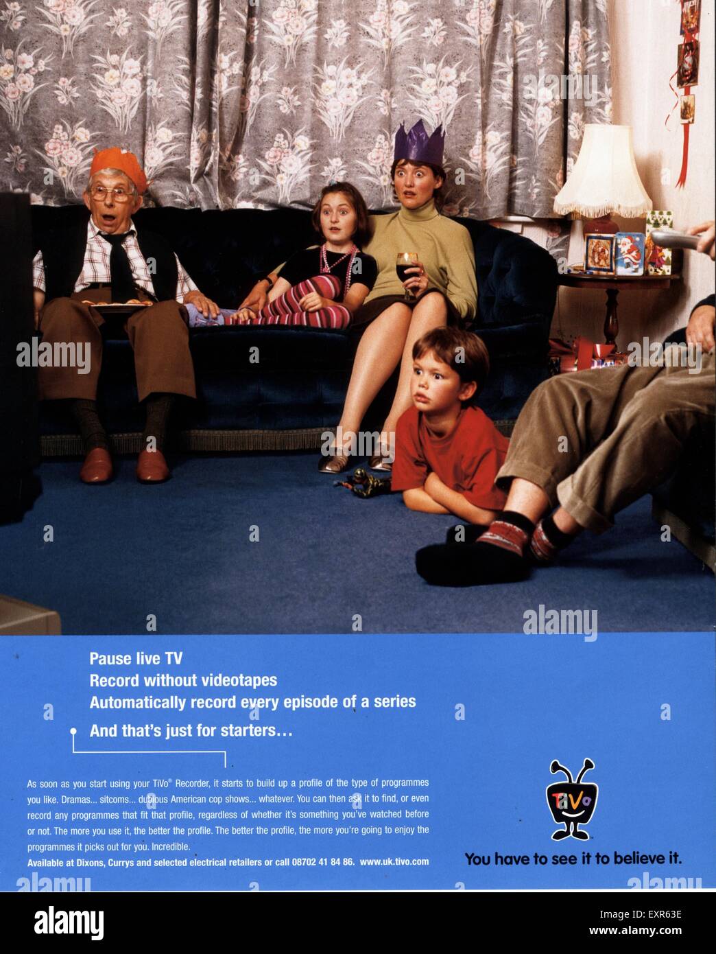 2000s UK Tivo Magazine Advert Stock Photo - Alamy