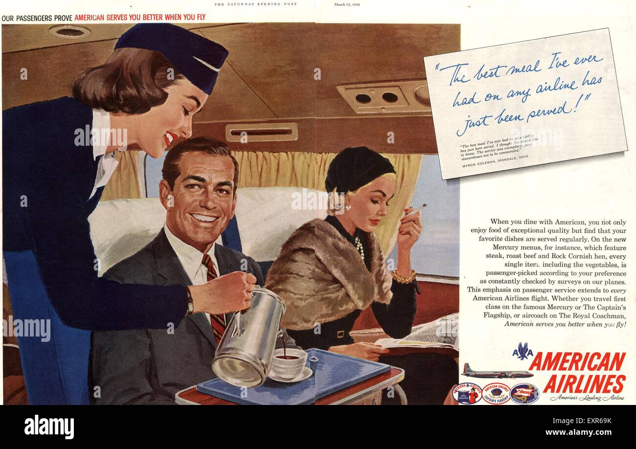 Air Travel 1950s High Resolution Stock Photography and Images - Alamy