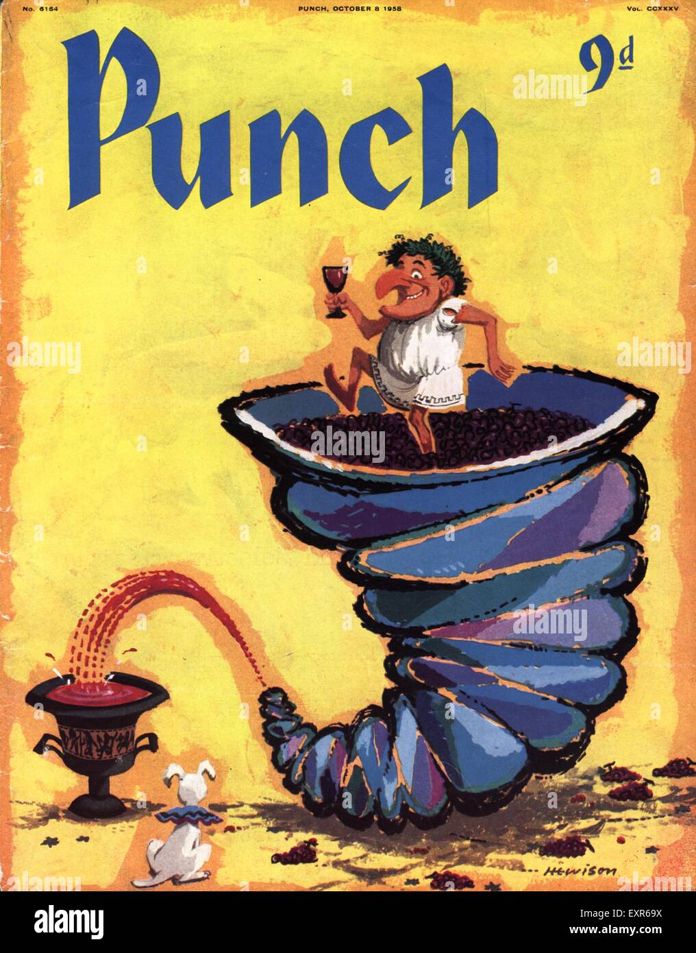 1950s UK Punch Magazine Cover Stock Photo - Alamy