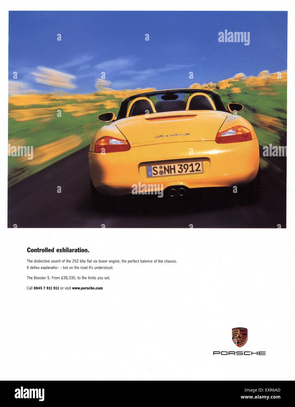 2000s UK Porsche Magazine Advert Stock Photo - Alamy