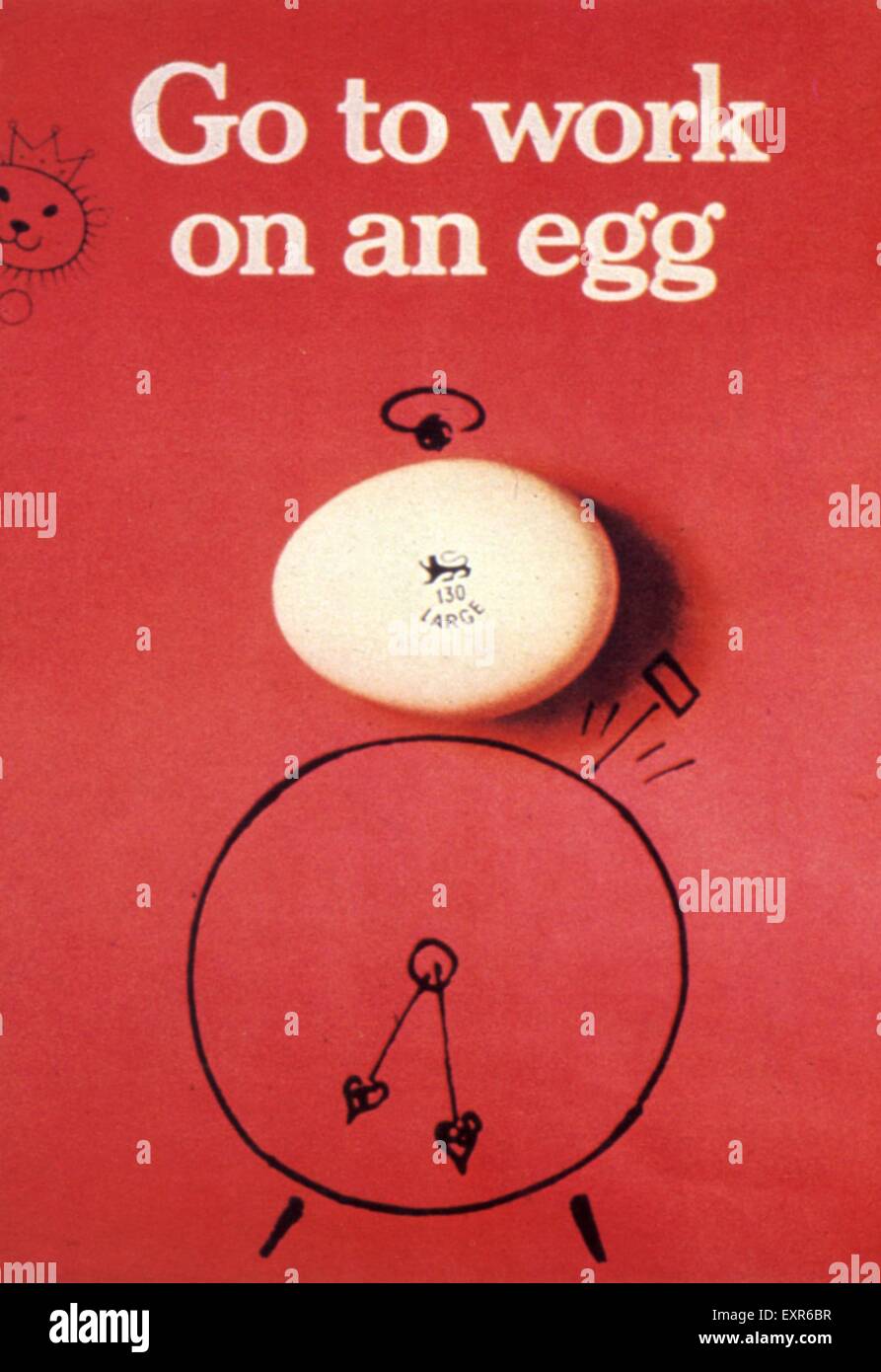 1950s UK British Egg Marketing Board Magazine Advert Stock Photo - Alamy