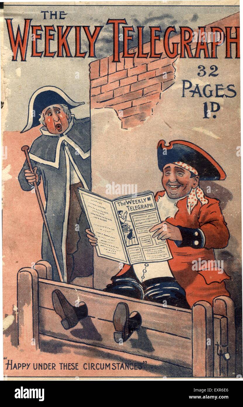 1880s UK The Weekly Telegraph Magazine Cover Stock Photo - Alamy