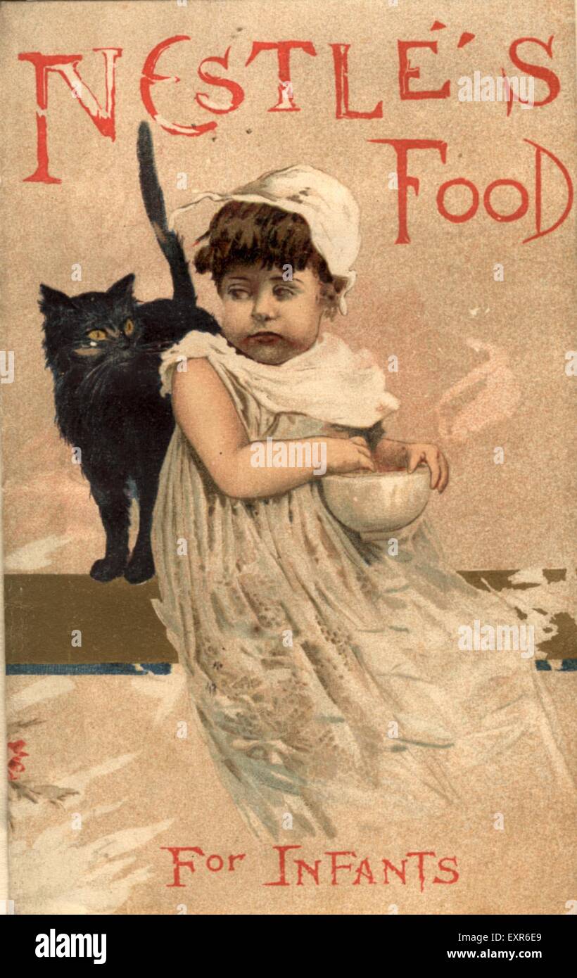 1890s UK Nestle's Magazine Advert Stock Photo - Alamy