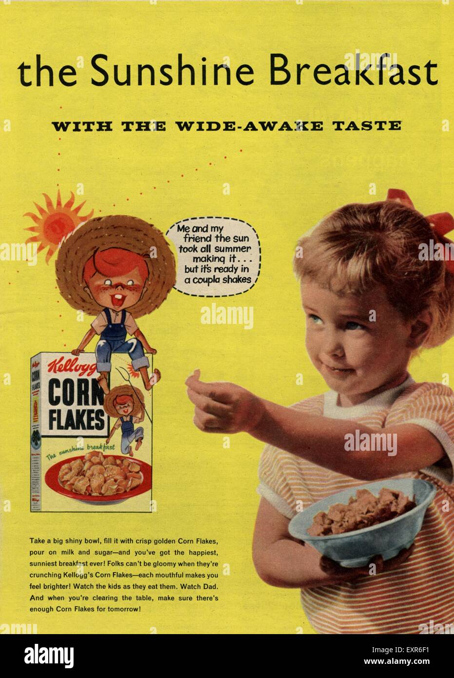 Corn Flakes Advert High Resolution Stock Photography and Images - Alamy