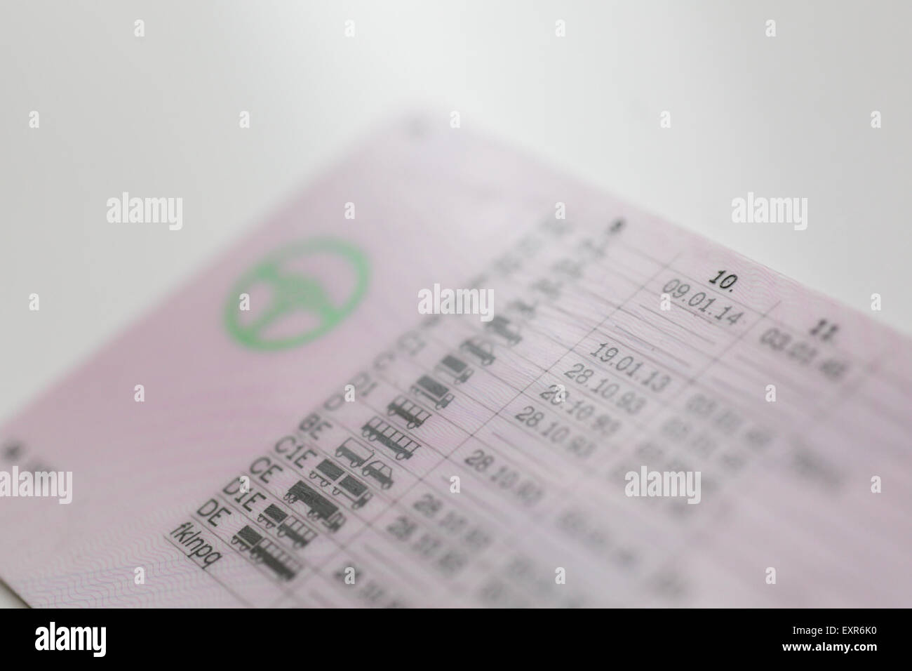 Uk Driving Licence Card High Resolution Stock Photography and Images ...