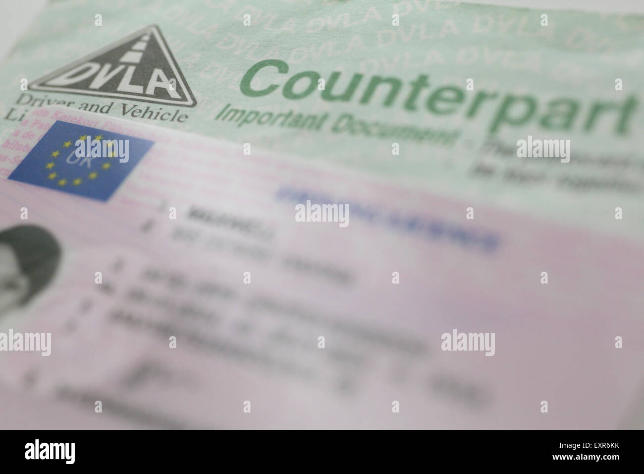 Counterpart Driving Licence Stock Photos & Counterpart Driving Licence ...