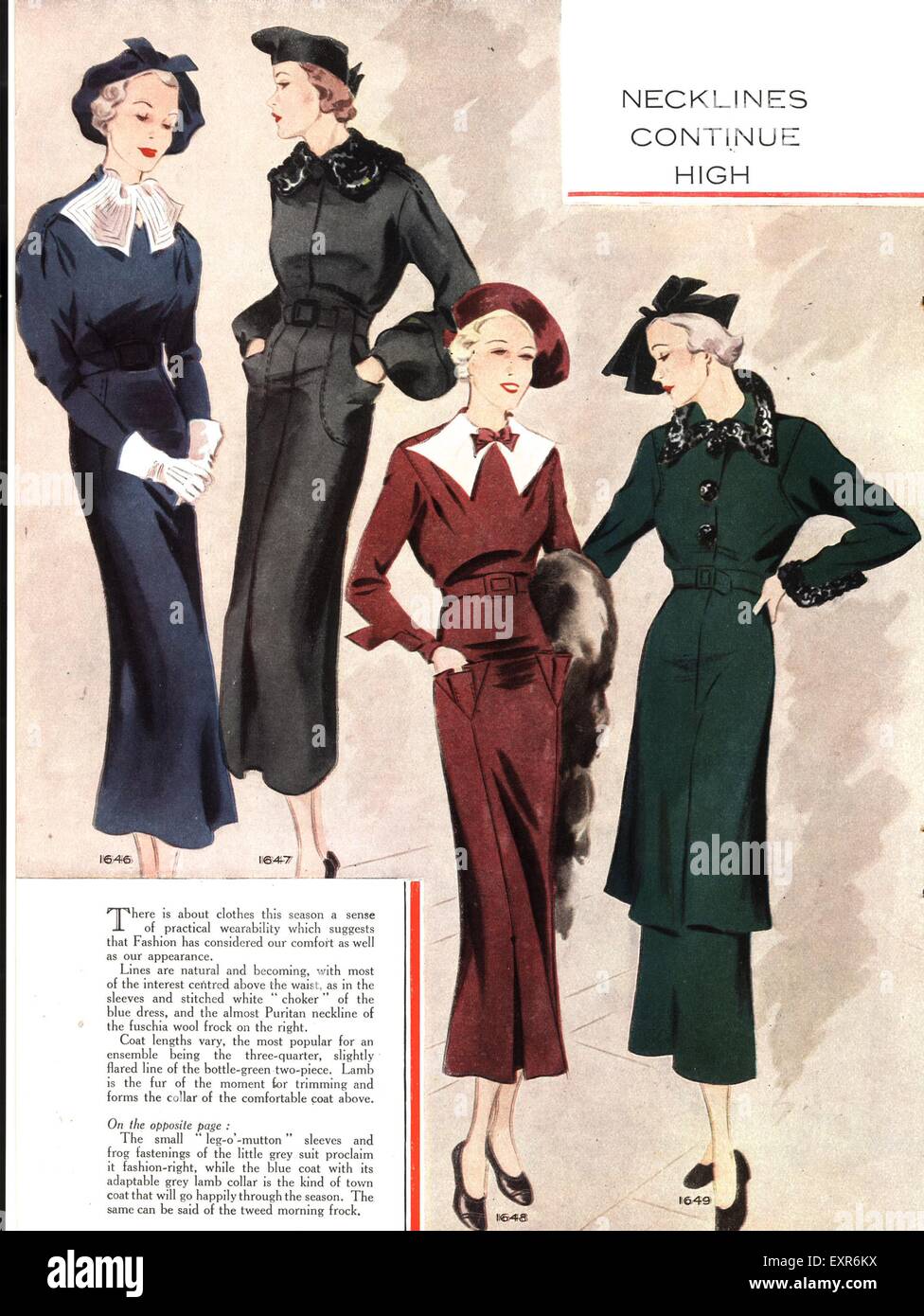 1930s Womens Fashion