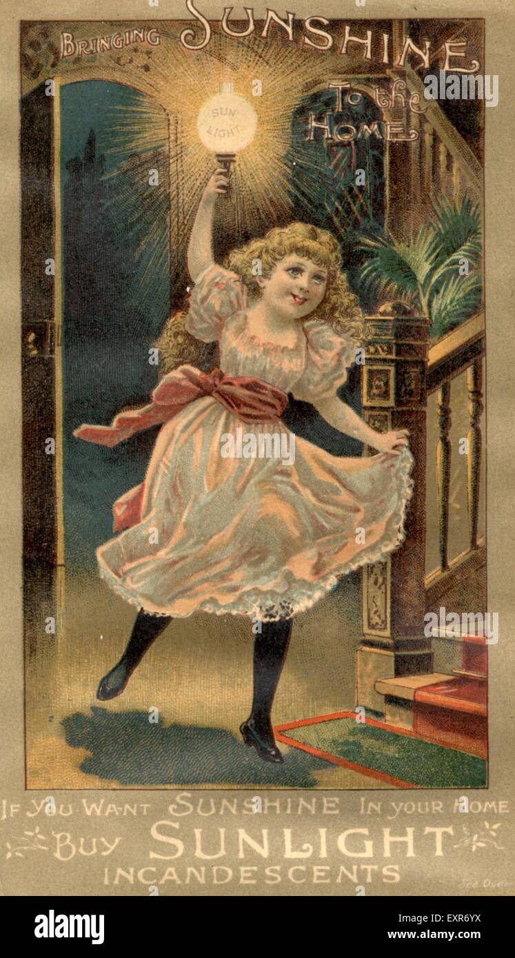 1890s UK Sunlight Magazine Advert Stock Photo - Alamy