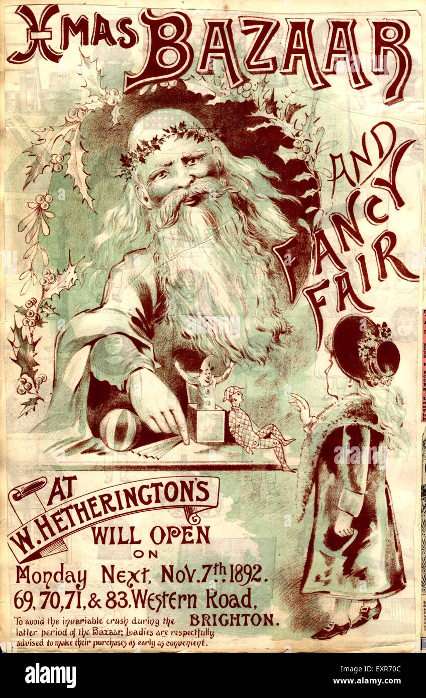 1890s UK Christmas Magazine Advert Stock Photo - Alamy