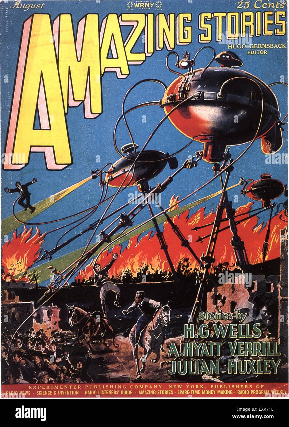 1920s USA Amazing Stories Magazine Cover Stock Photo - Alamy