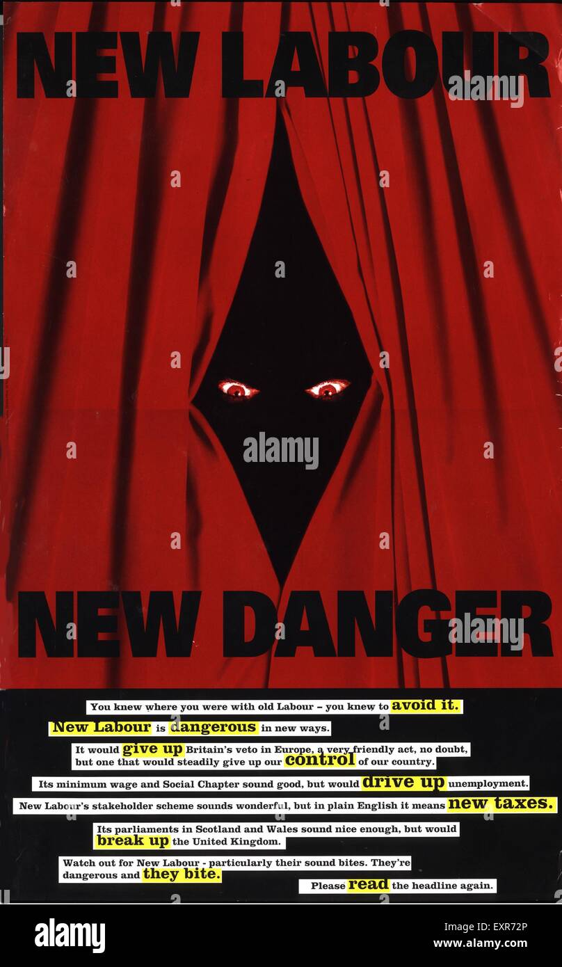 Labour 1997 poster hi-res stock photography and images - Alamy