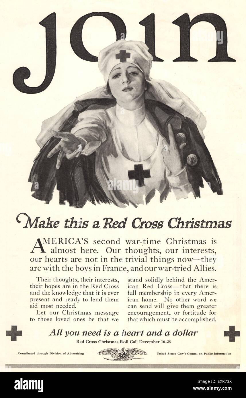 Red cross nurses 1910s hi-res stock photography and images - Alamy
