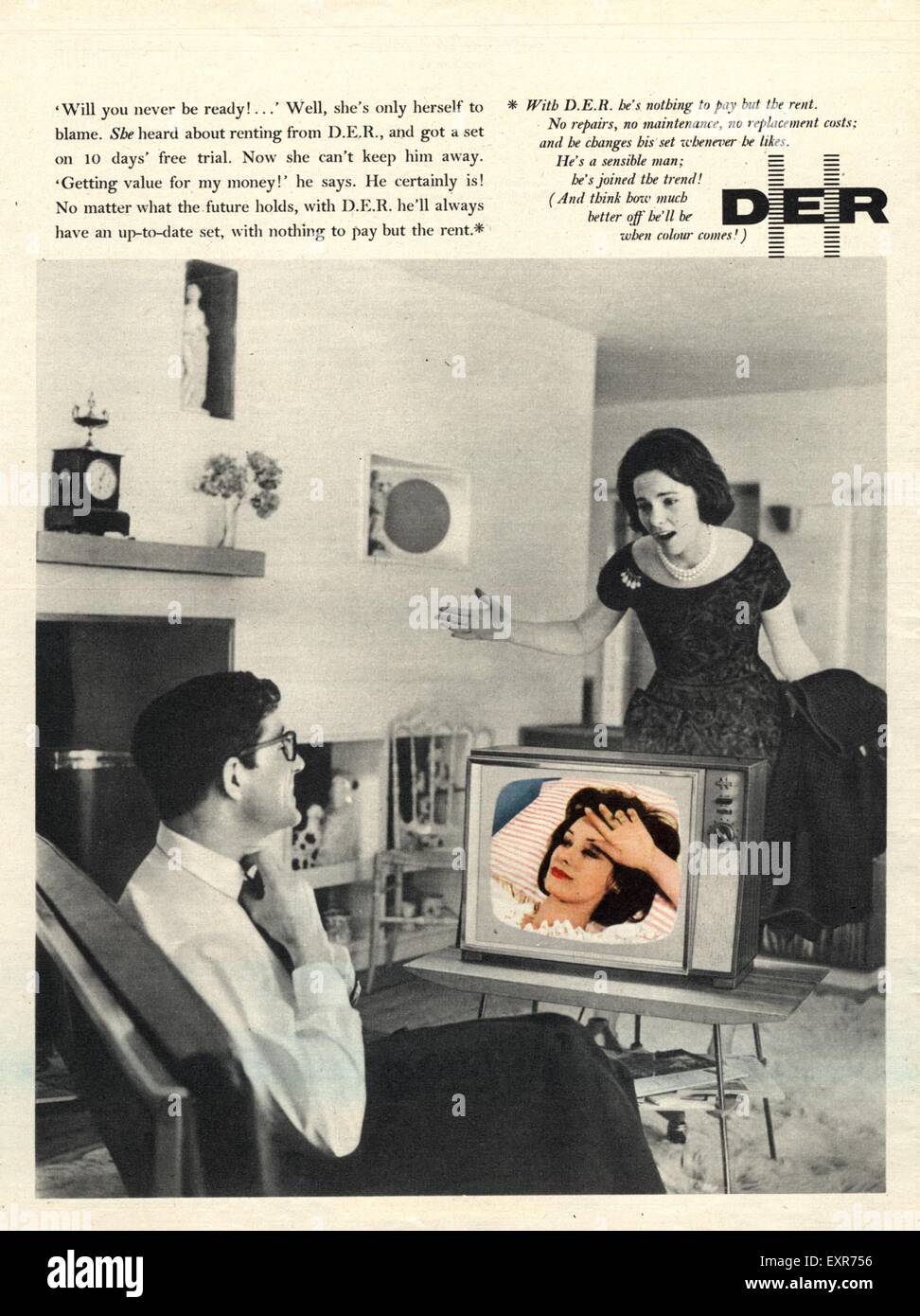 1960s tv advert hi-res stock photography and images - Alamy