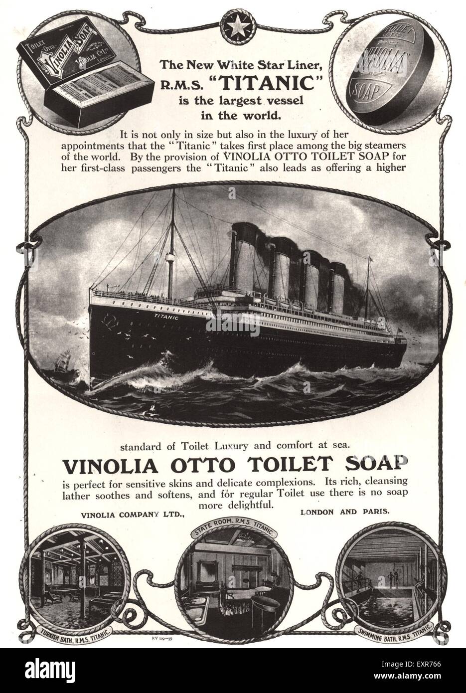 Vinolia titanic hi-res stock photography and images - Alamy