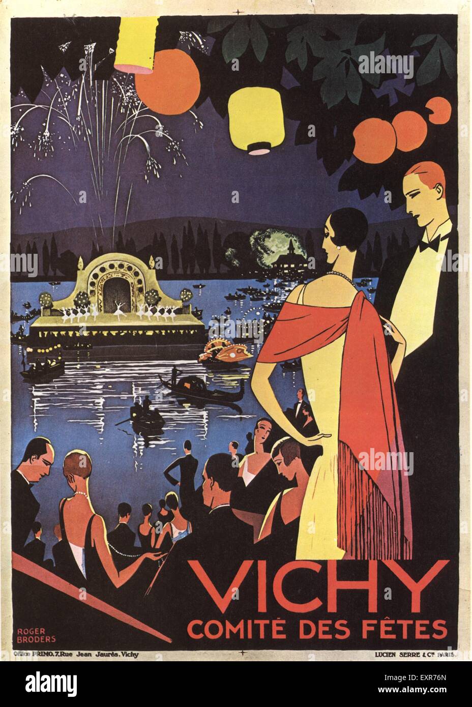 Vichy poster hi-res stock photography and images - Alamy