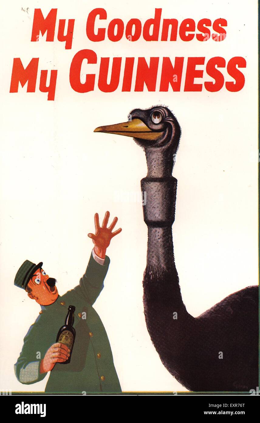 1930s UK Guinness Magazine Advert Stock Photo - Alamy