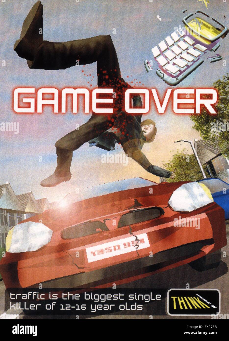 2000s UK Think! Magazine Advert Stock Photo - Alamy