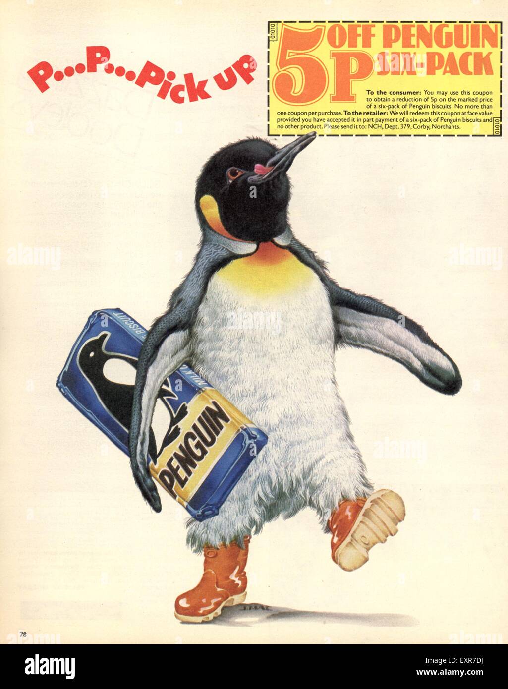 1980s UK Penguin Magazine Advert Stock Photo - Alamy