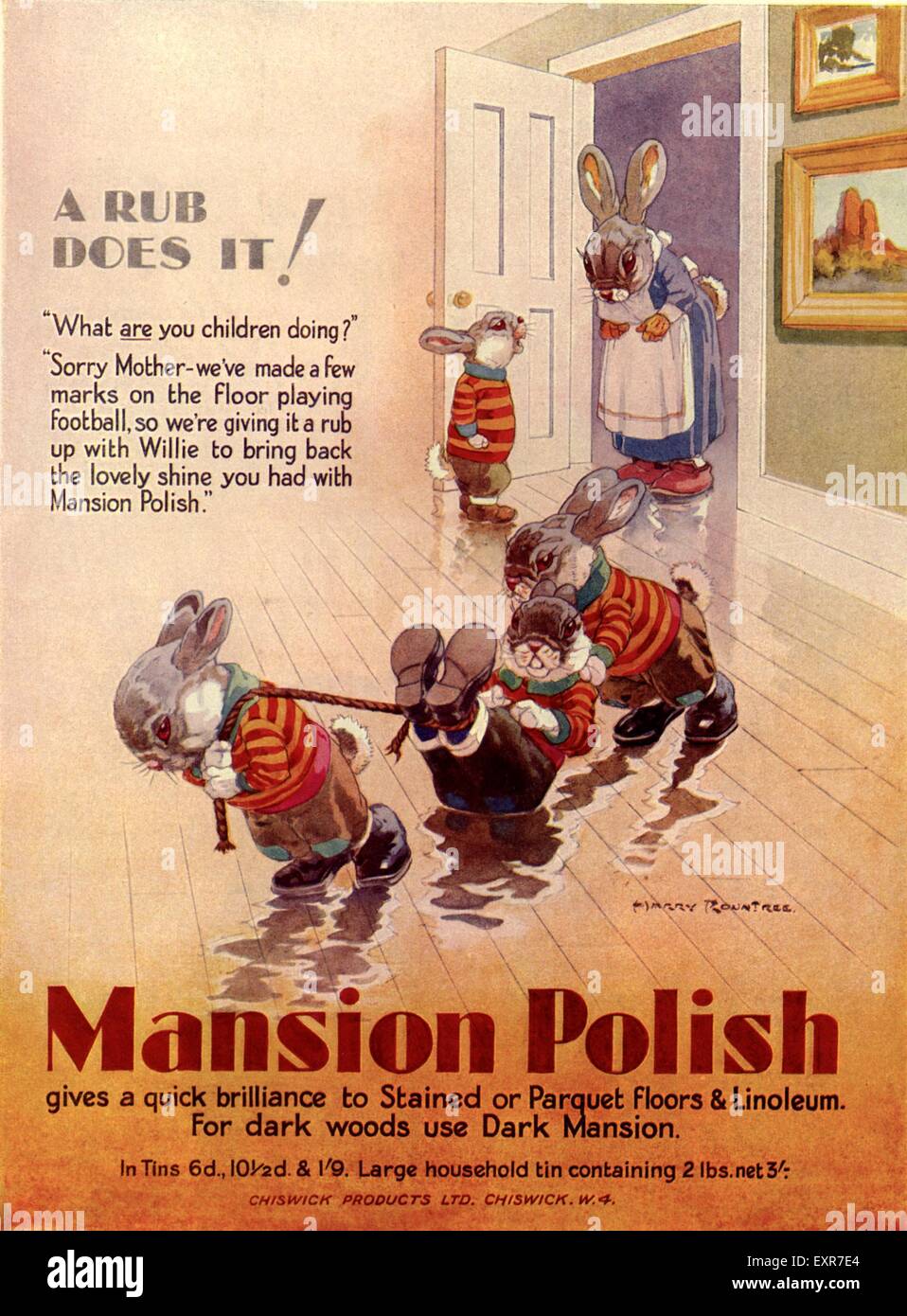 1930s UK Mansion Polish Magazine Advert Stock Photo - Alamy