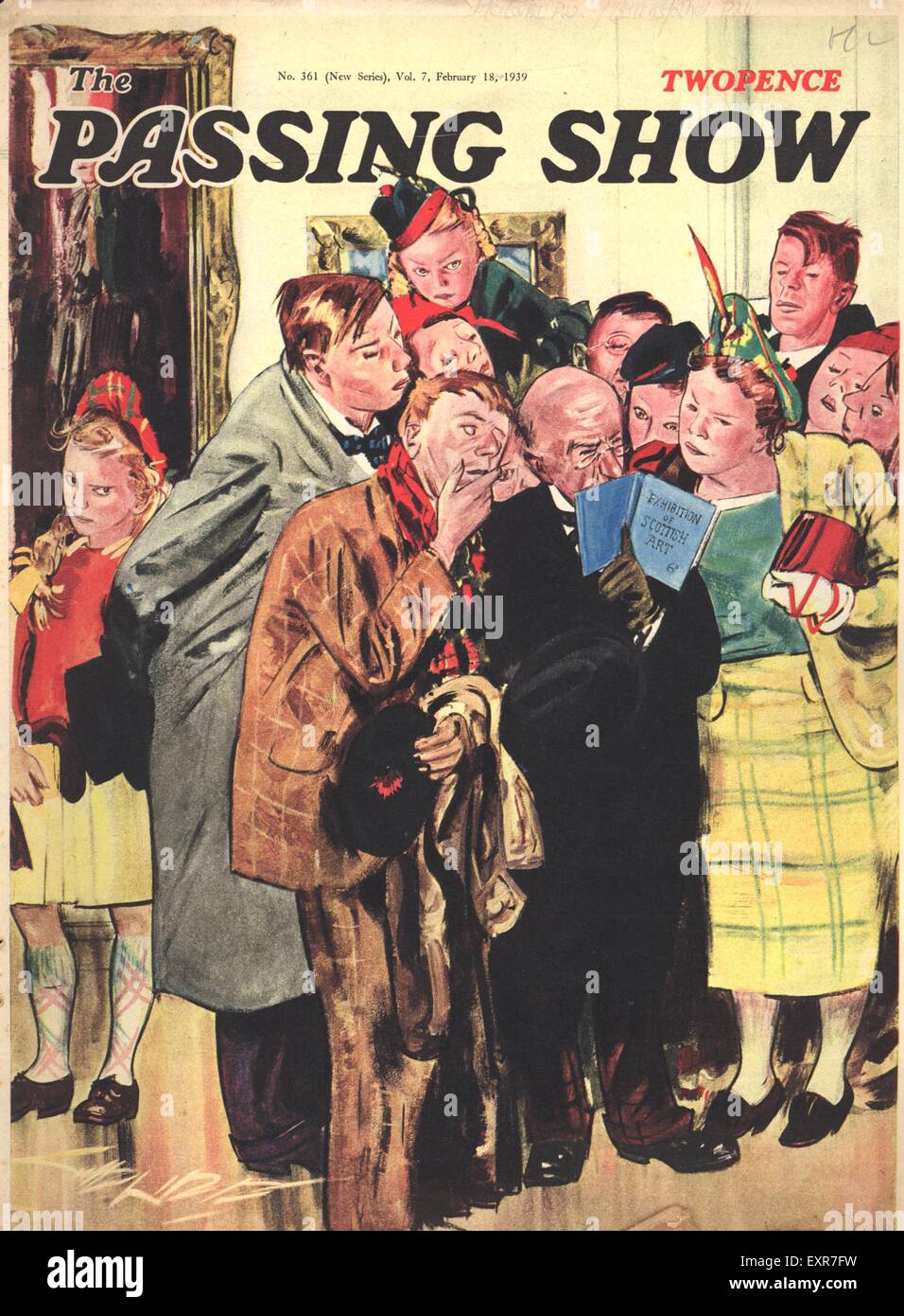 1930s UK The Passing Show Magazine Cover Stock Photo - Alamy