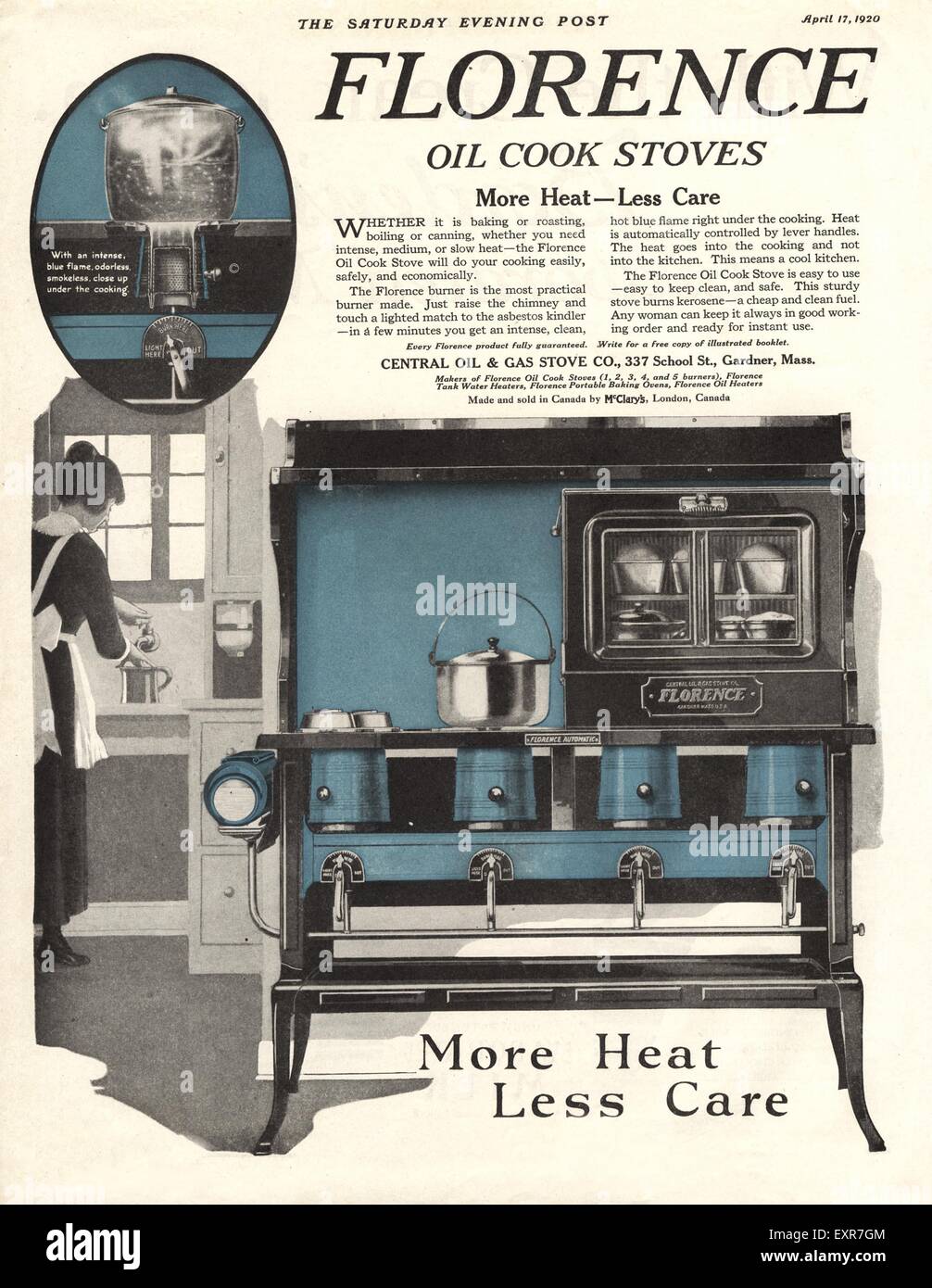 1920s USA Florence Magazine Advert Stock Photo - Alamy