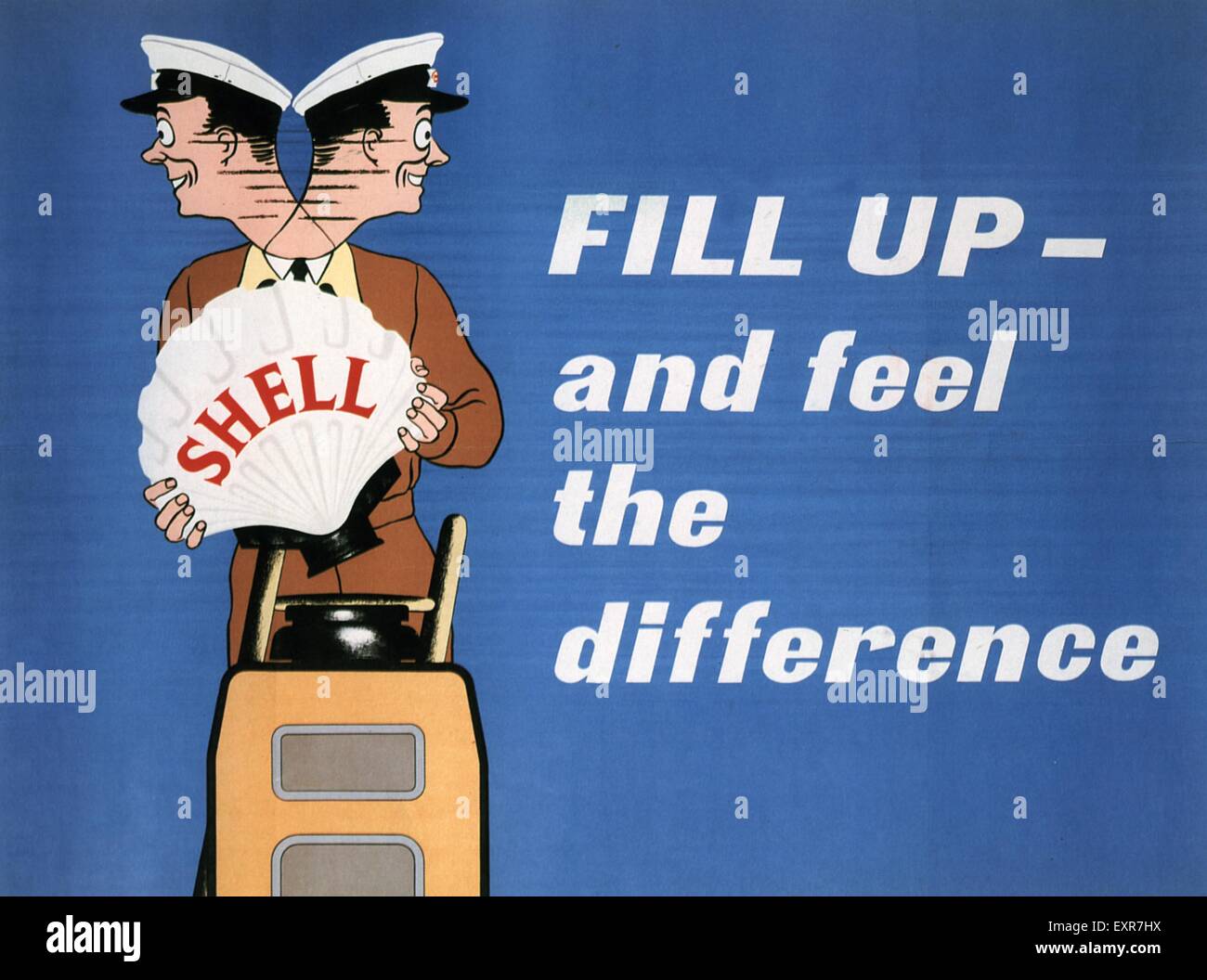 1950s UK Shell Magazine Advert Stock Photo - Alamy