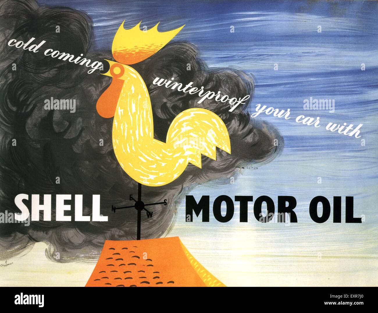 Shell advert and 1950's hi-res stock photography and images - Alamy