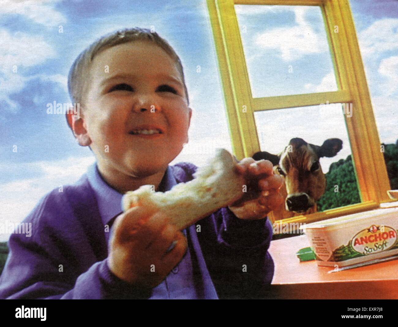 Anchor butter advert hi-res stock photography and images - Alamy