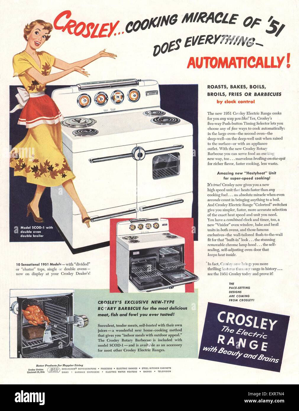 Crosley Stove Double Oven