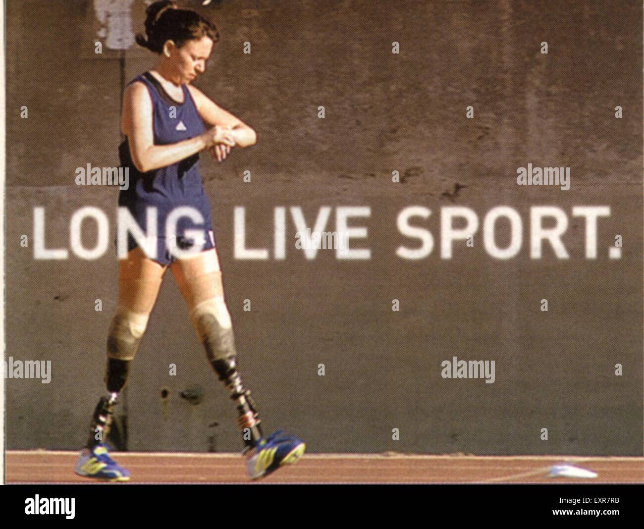 1990s UK Sport for Disabled Magazine Advert Stock Photo - Alamy