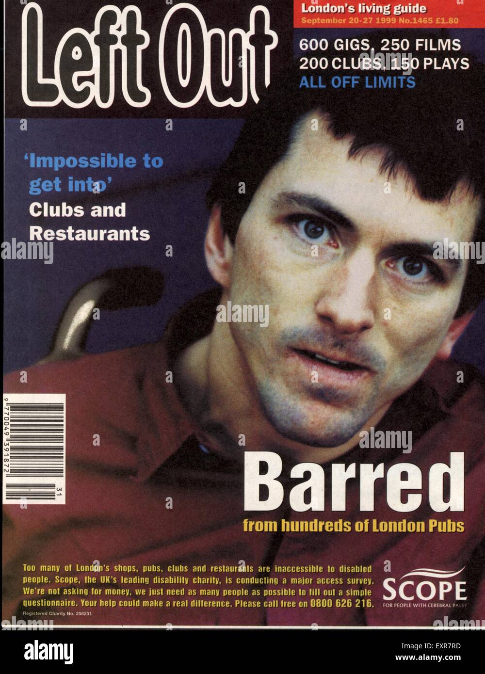 1990s UK Scope Magazine Advert Stock Photo - Alamy