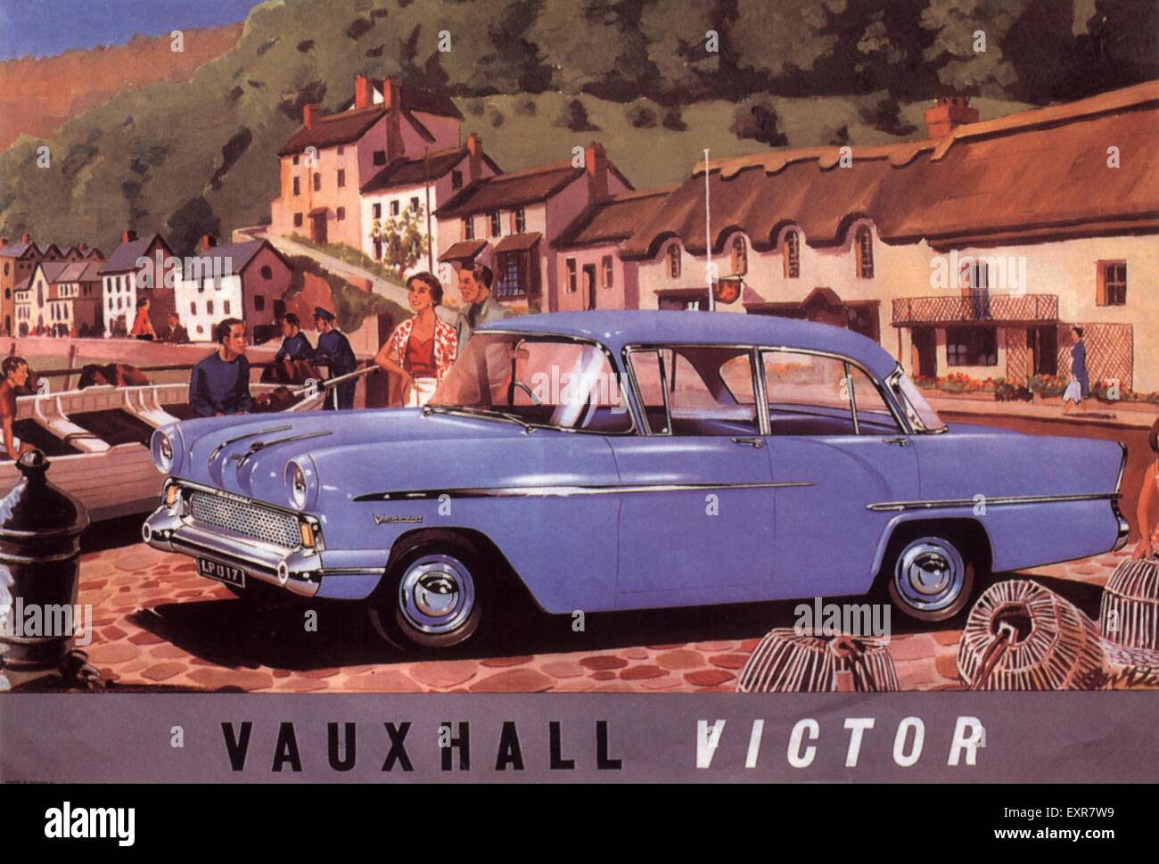 1950s UK Vauxhall Victor Magazine Advert Stock Photo - Alamy