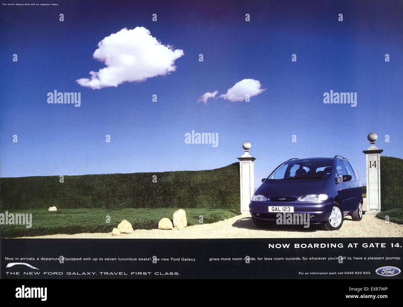 1990s UK Ford Magazine Advert Stock Photo - Alamy