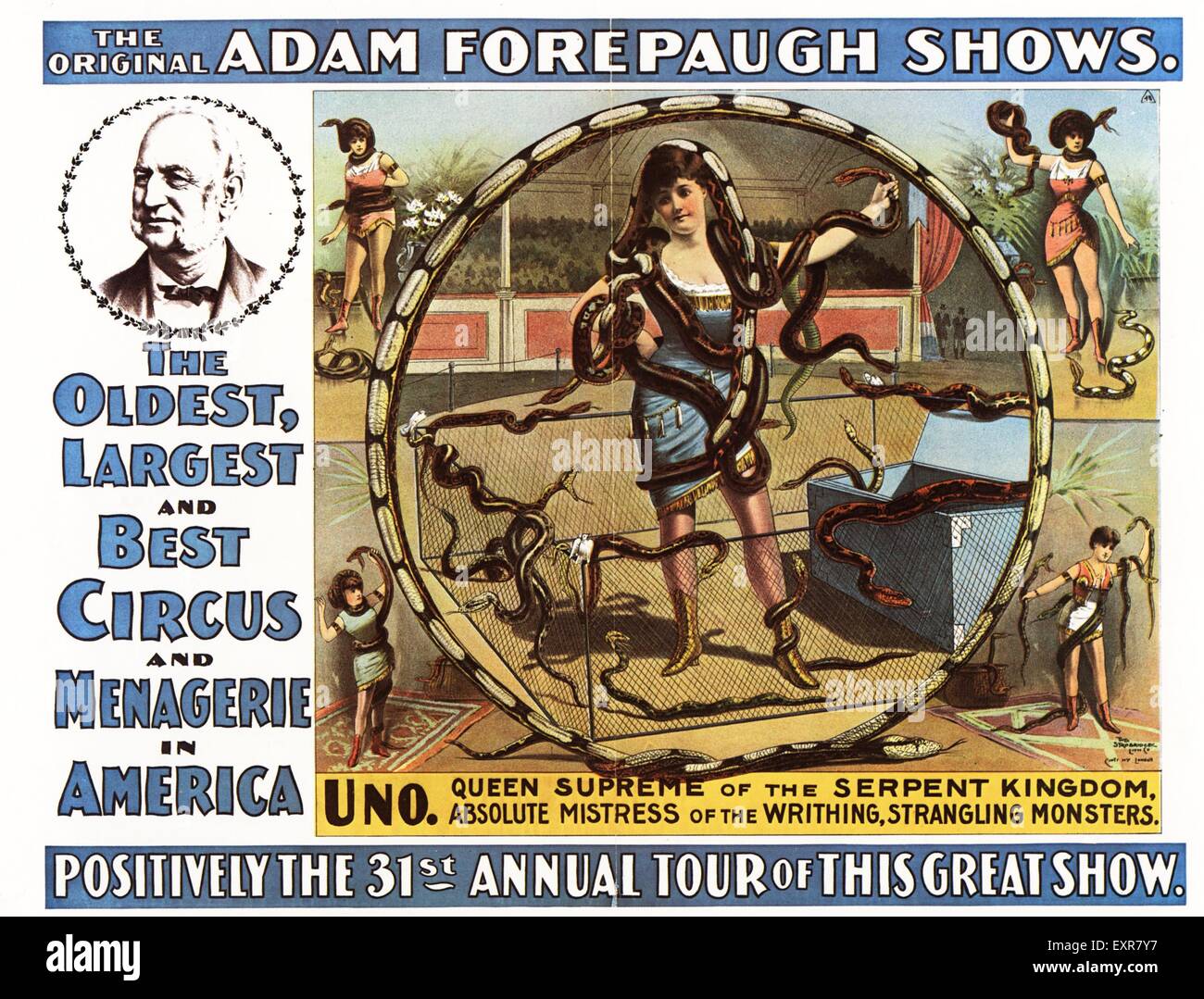 1900s usa circus poster hi-res stock photography and images - Alamy