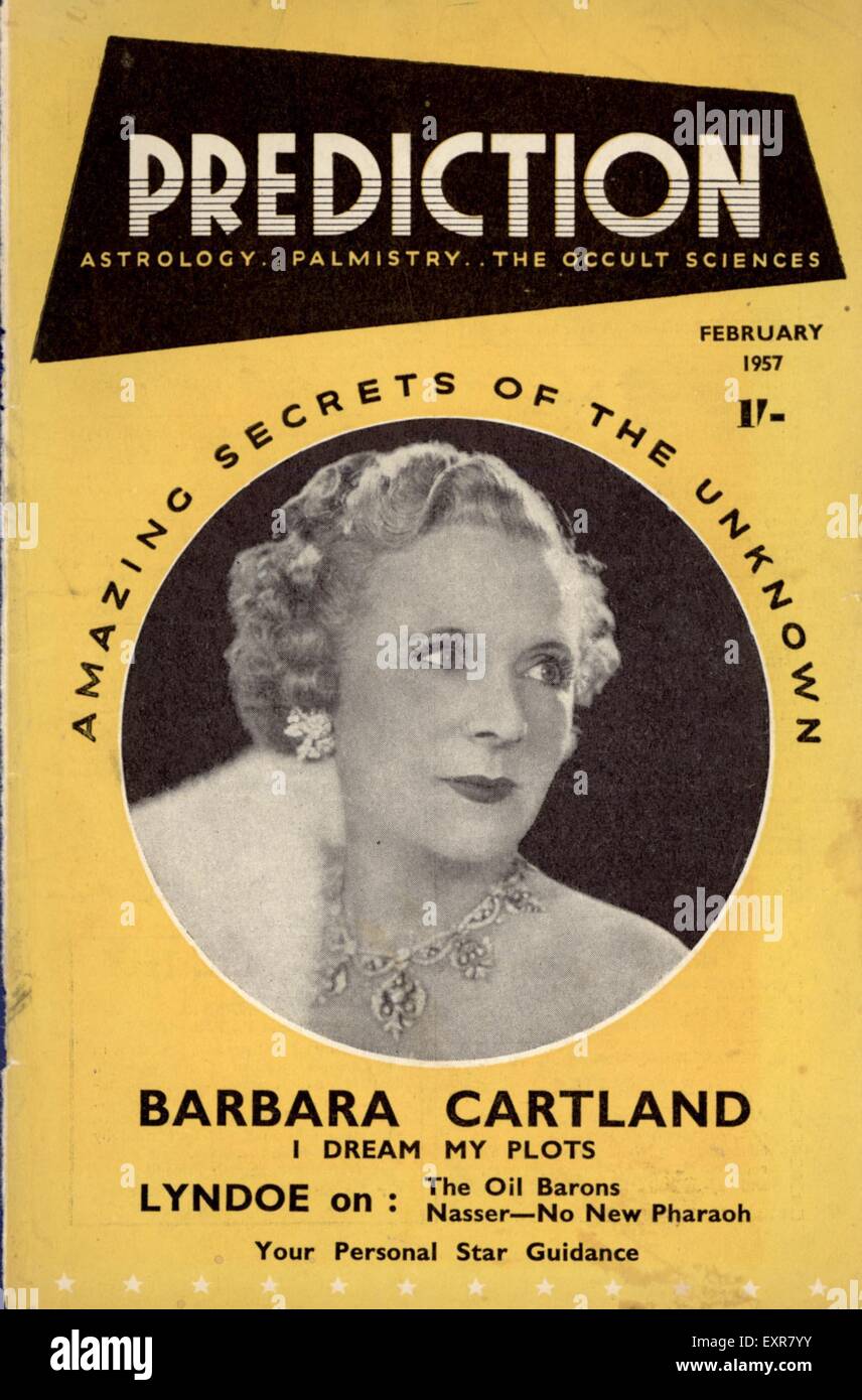 1950s UK Prediction Magazine Cover Stock Photo - Alamy