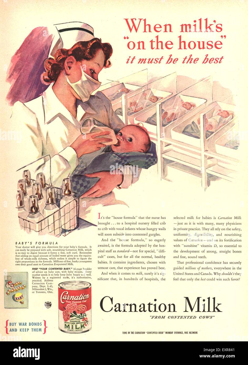 Carnation milk advert hi-res stock photography and images - Alamy