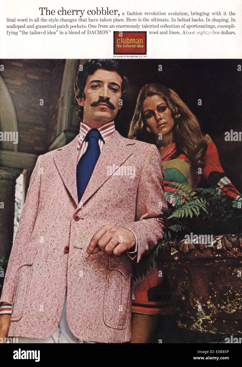 1970s USA Clubman Ties Magazine Advert Stock Photo - Alamy