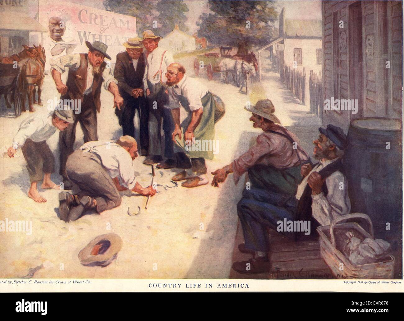1890s USA Cream of Wheat Magazine Advert Stock Photo - Alamy