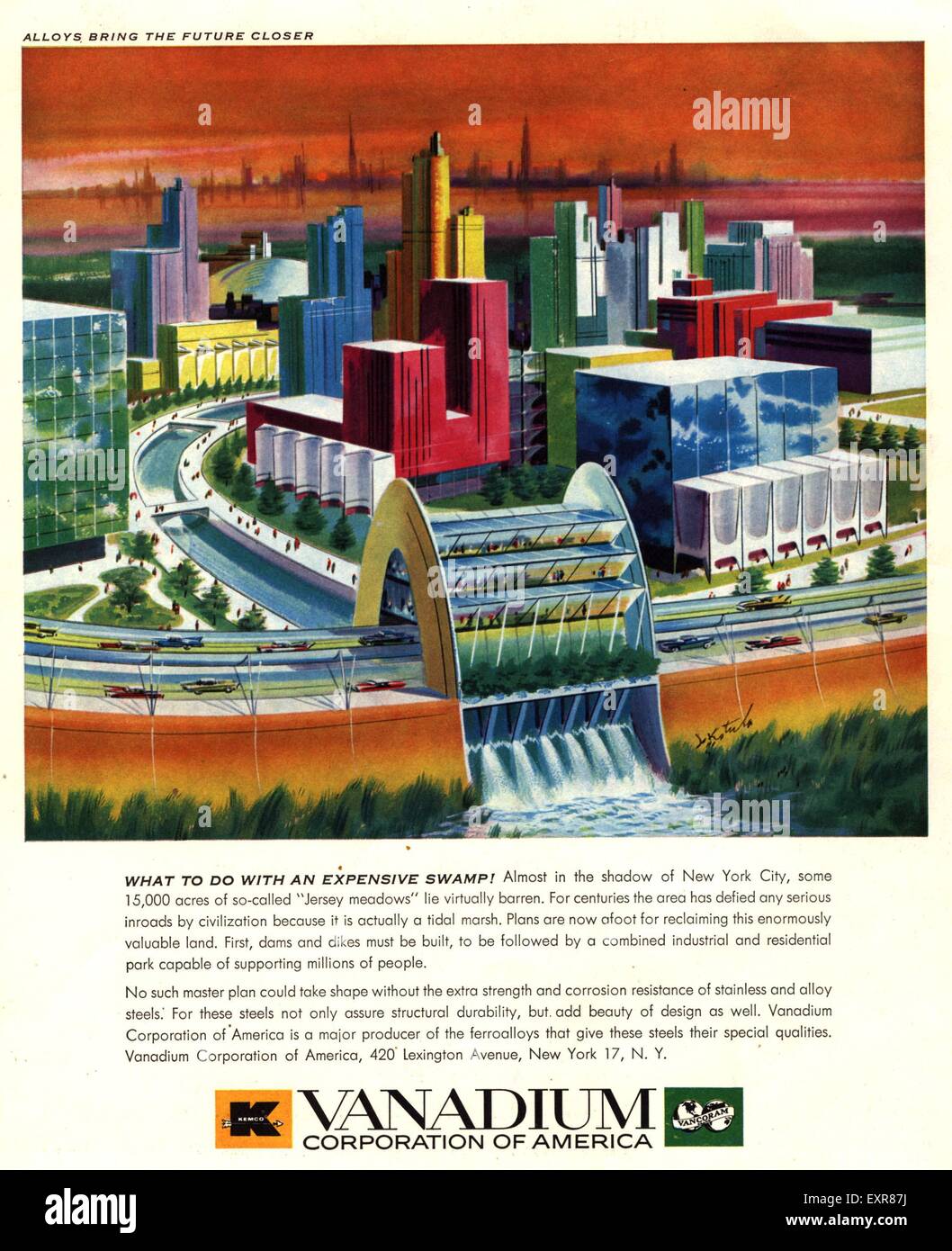 1940s USA Futuristic Magazine Advert Stock Photo - Alamy