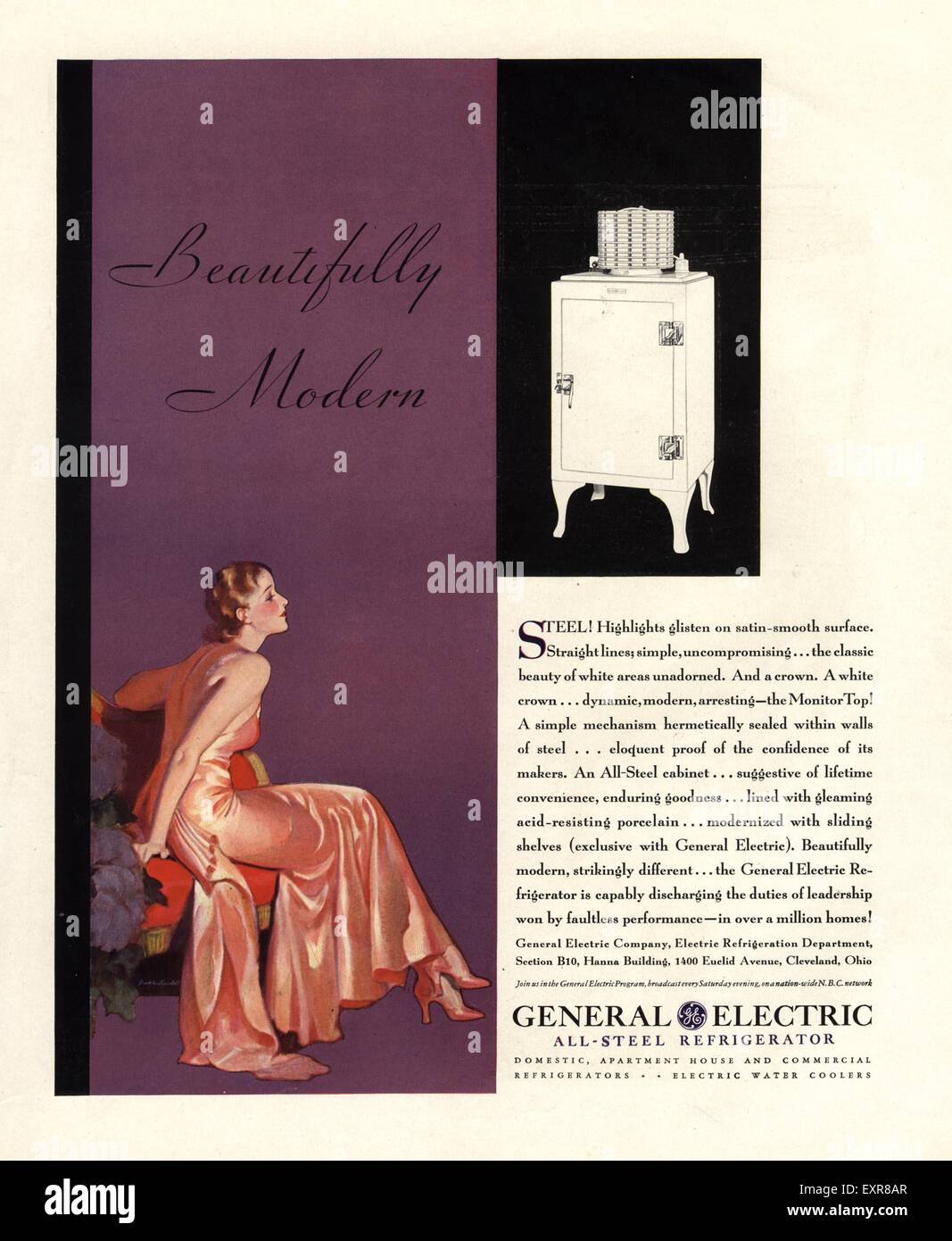 1930s USA General Electric Magazine Advert Stock Photo - Alamy