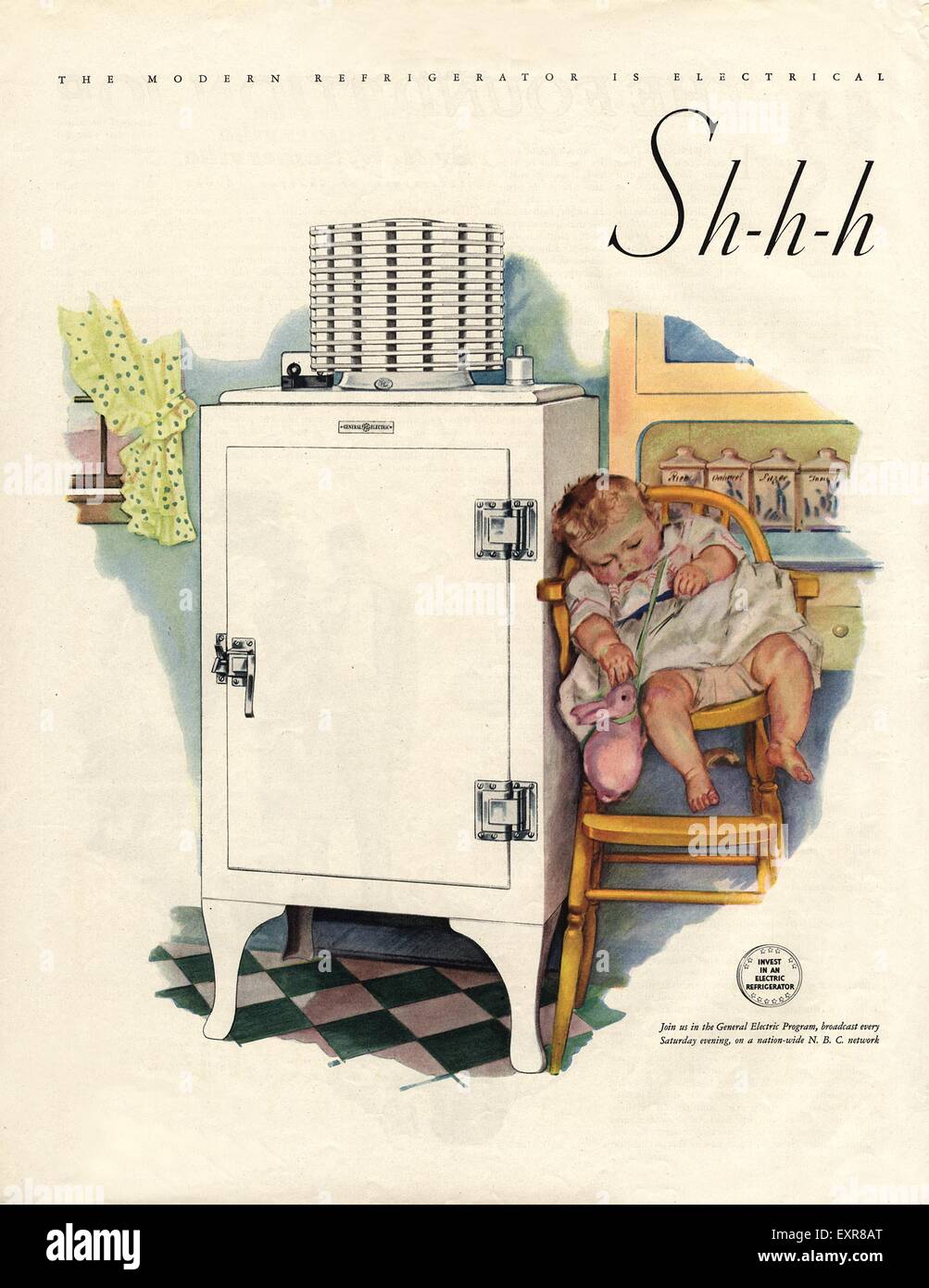 1930s USA General Electric Magazine Advert Stock Photo - Alamy