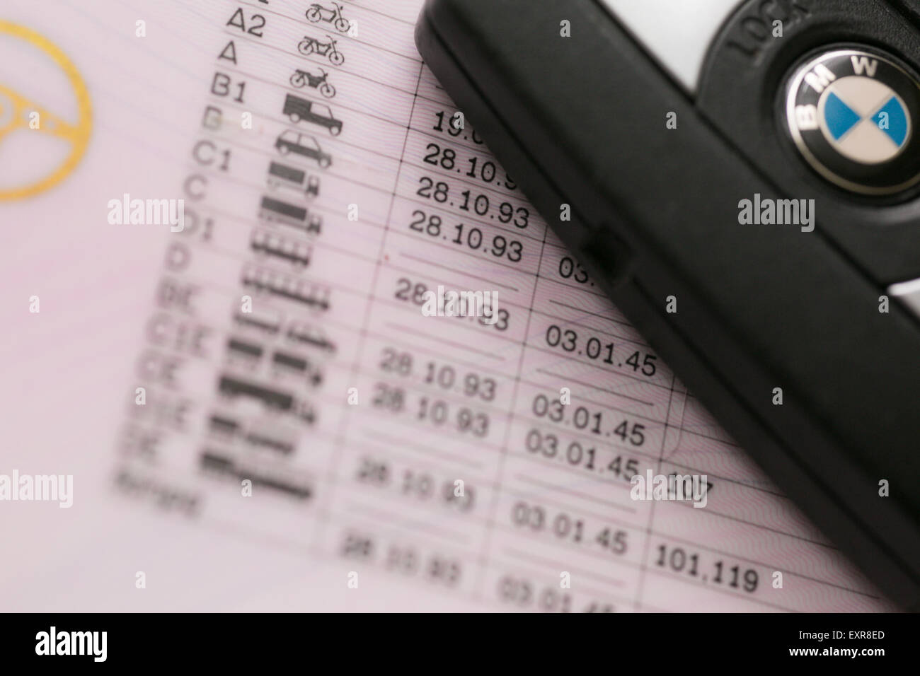 Uk Driving Licence Card High Resolution Stock Photography and Images ...