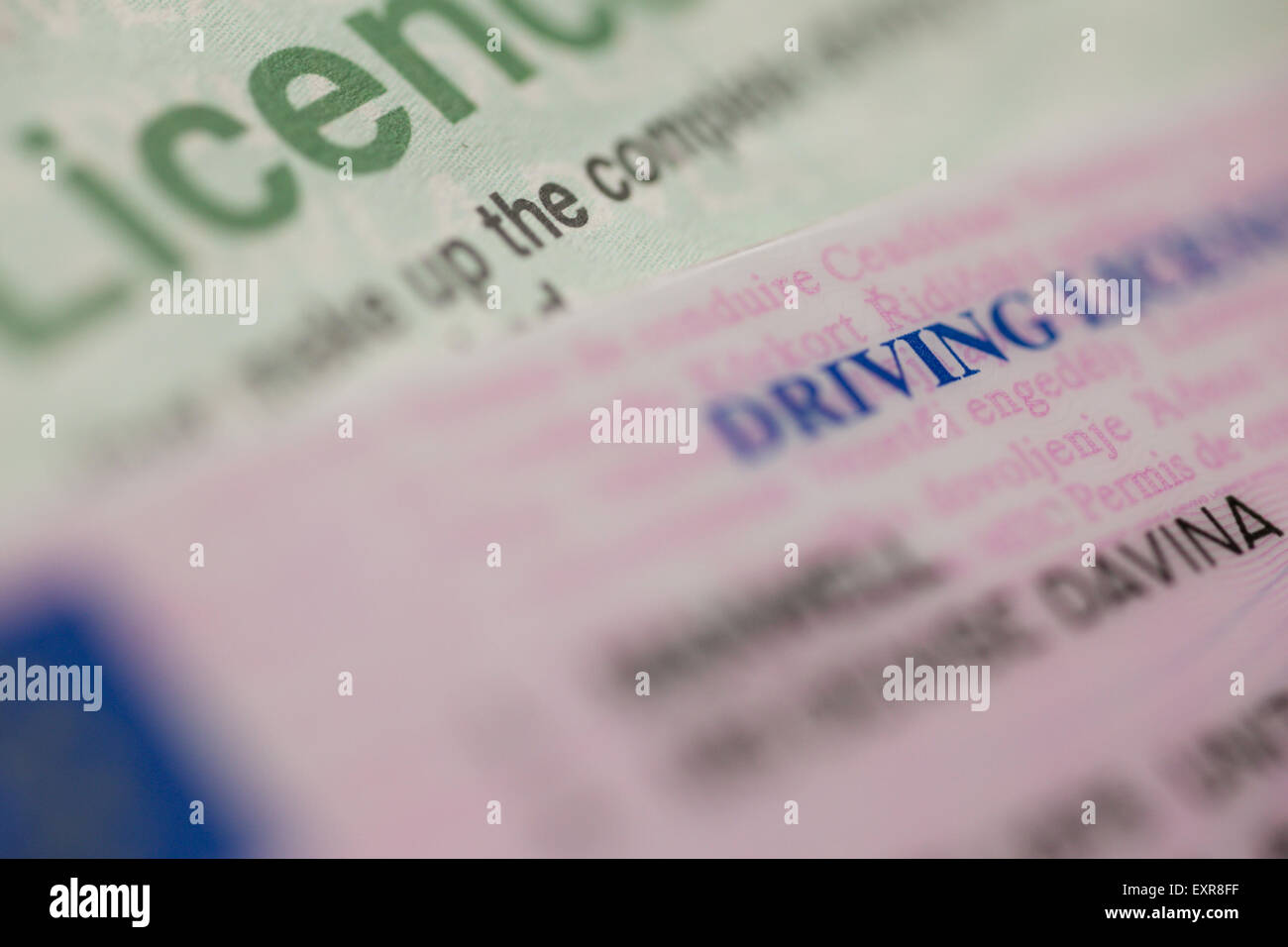 Paper licence hi-res stock photography and images - Alamy