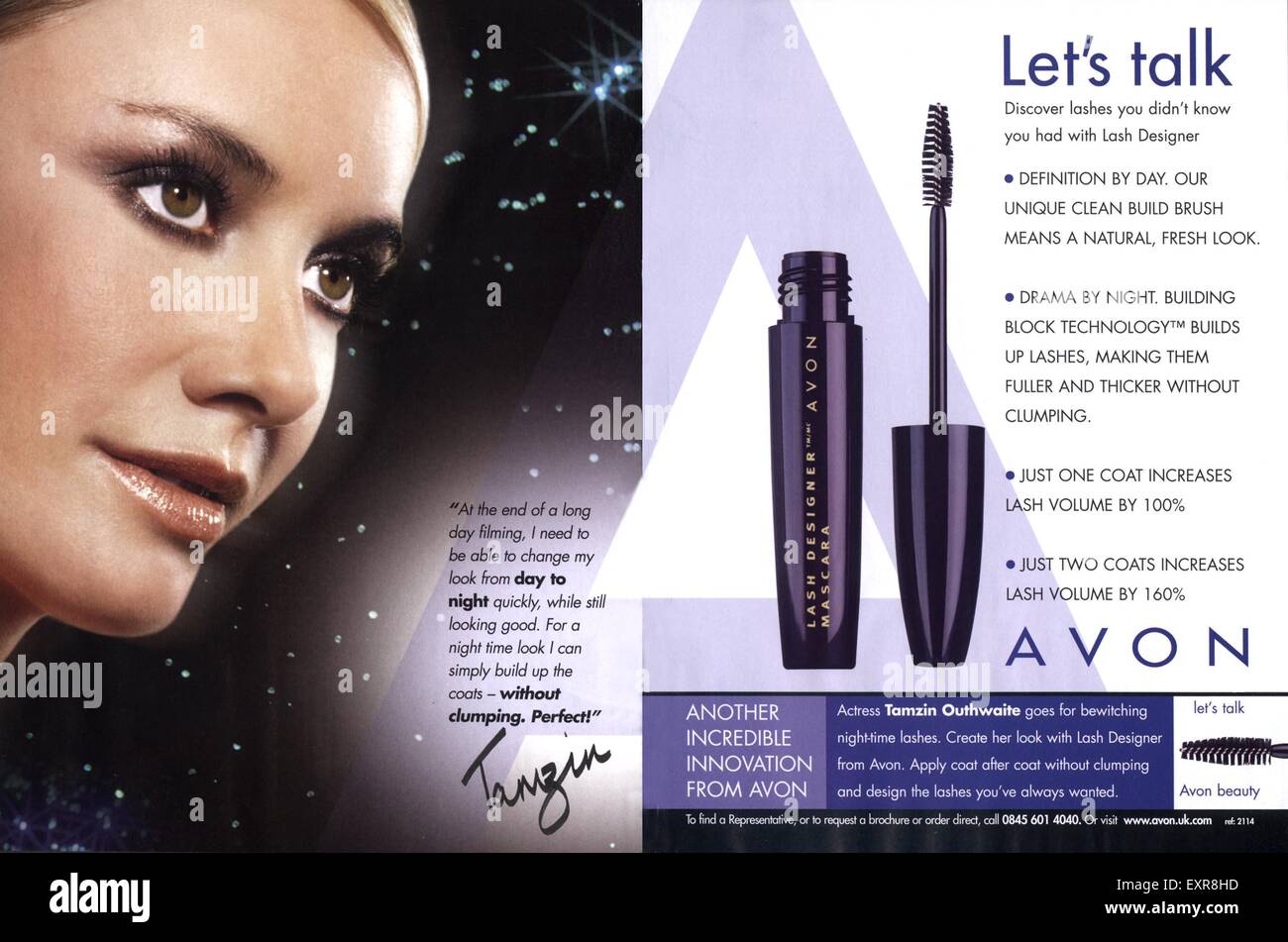 Avon Cosmetics Advert High Resolution Stock Photography and Images - Alamy